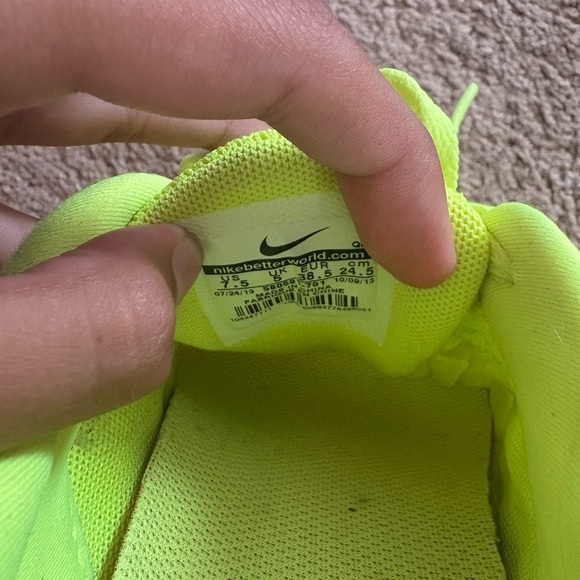 Nike | Shoes | Nike Vibrant Lime Green Sneakers | Poshmark